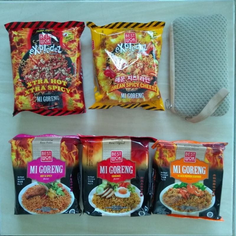 Jual Paket 5 Mi Goreng Best Wok All Varian Original Blackpepper Seafood ...
