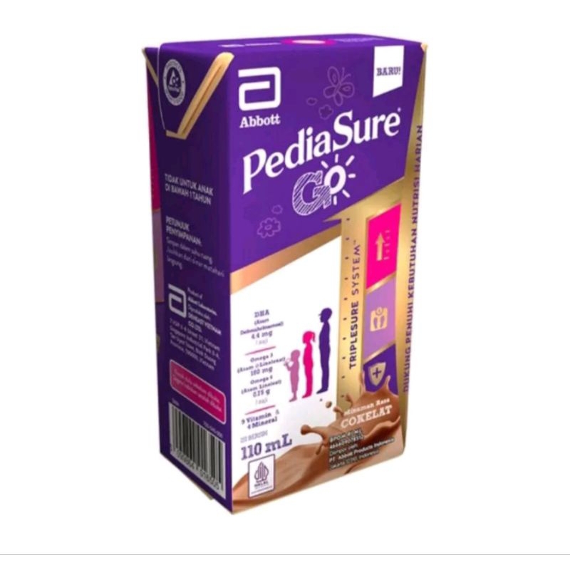 Jual PEDIASURE Go formula UHT vanila, coklat 110ml | Shopee Indonesia