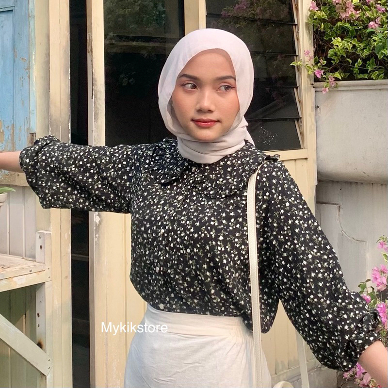 Jual YURI TOP by mykikstore / Blouse Wanita Korean Style/Blouse import ...