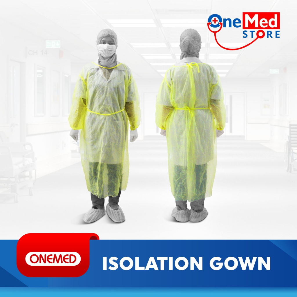 Jual Disposable Isolation Gown Onemed 1 Pcs | Shopee Indonesia