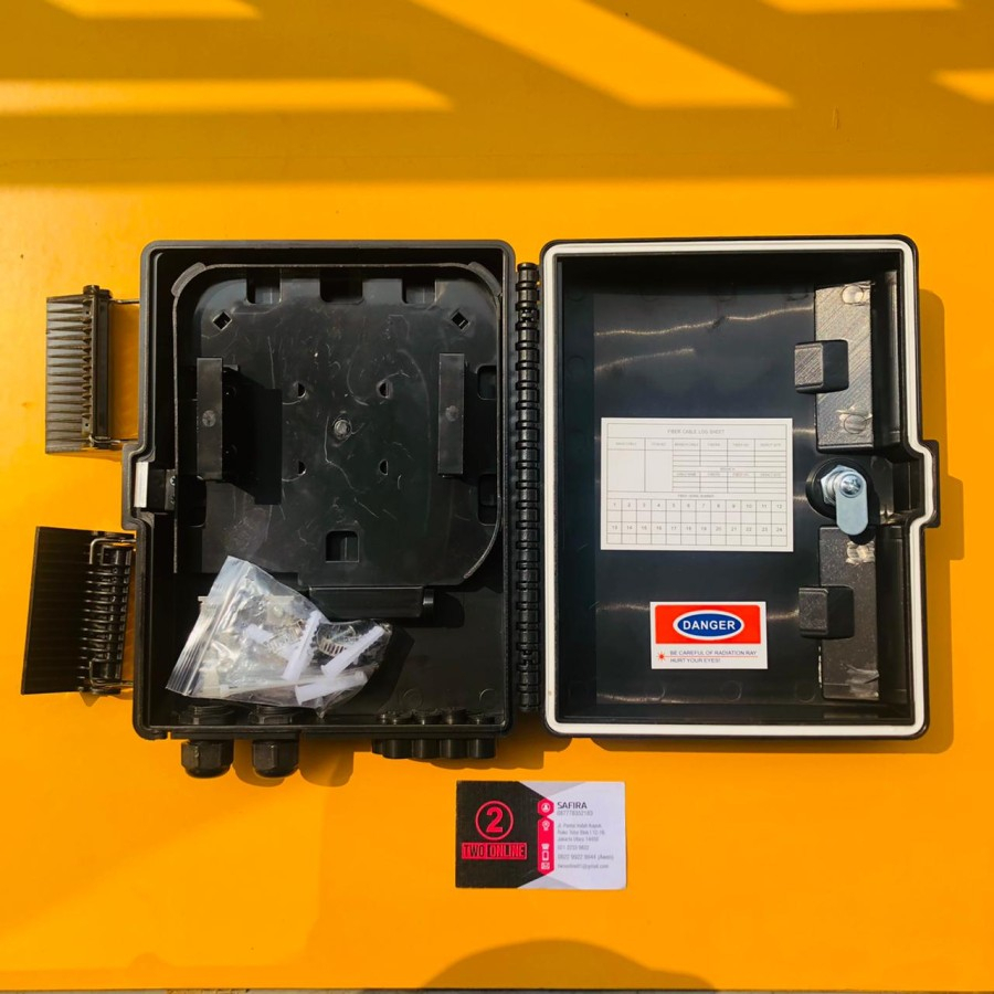 Jual ODP 8 CORE double lock 8core ROSET OTB ODF FIBER OPTIC (HITAM ...