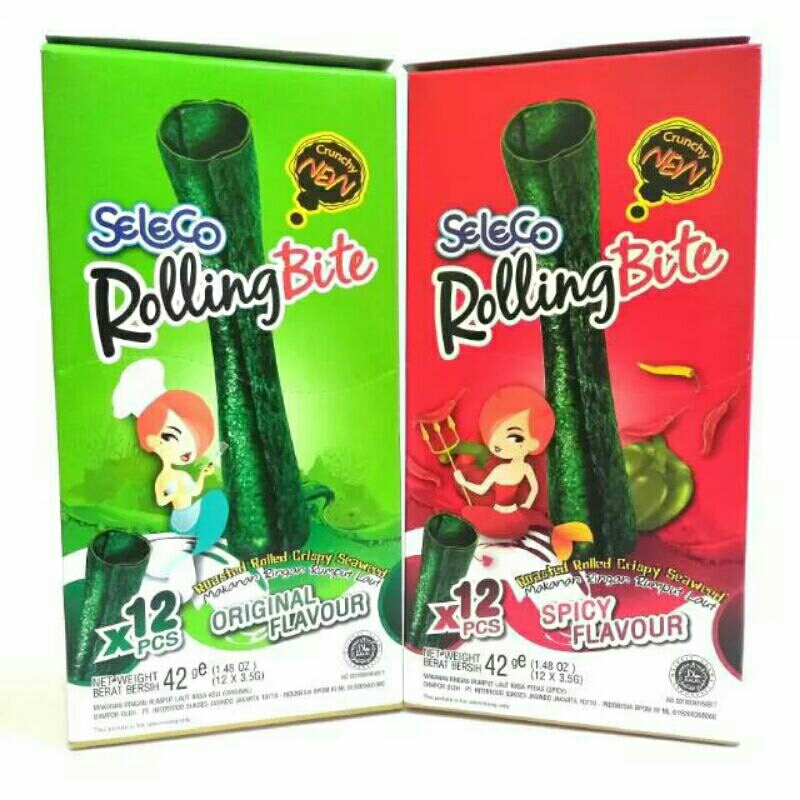 Jual seleco seaweed rolling bite box 12x3,5 gr. | Shopee Indonesia