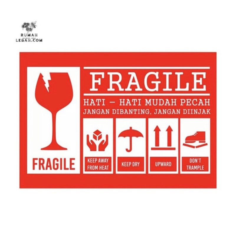 Jual Fragile Sticker pembelian madu | Shopee Indonesia