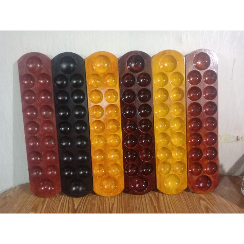 Jual PREMIUM CONGKLAK PERMAINAN TRADISIONAL PAPAN MODEL MOTIF KAYU ...