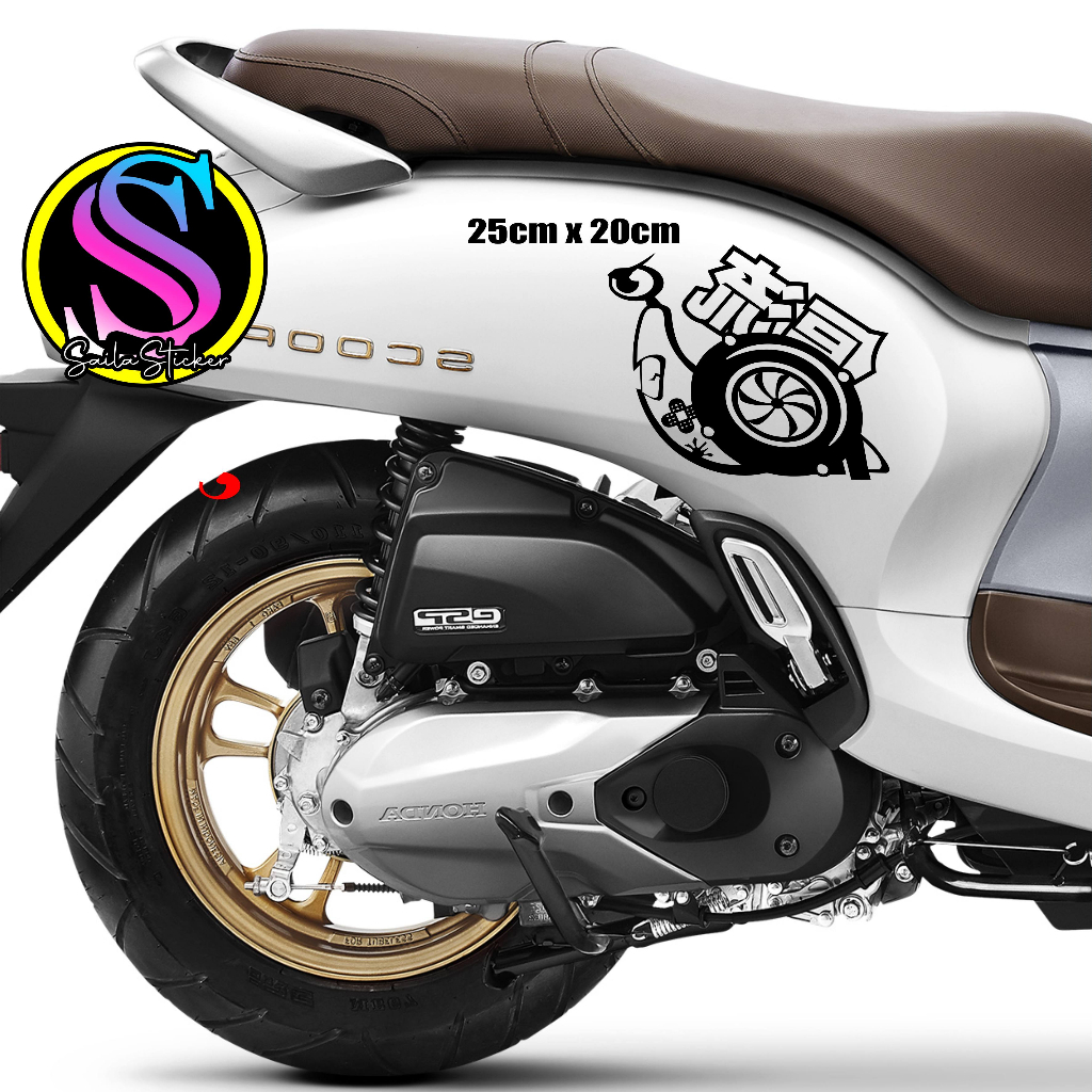 Jual 154/STIKER SIPUT RACING/STIKER SIPUT TURBO/STIKER UNIK/STIKER ...