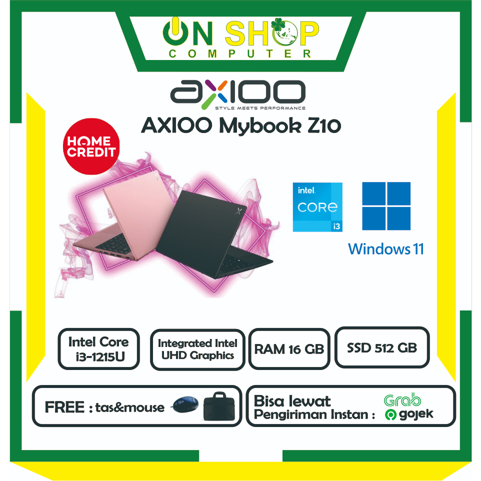 Jual Laptop AXIOO Mybook Z10 Metal Core i5 1235U 16GB 512GB W11 Pro | Shopee Indonesia