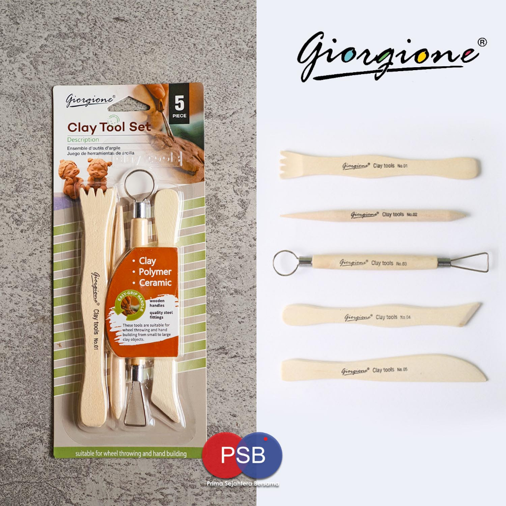 Jual Giorgione Clay Tool Set / Pottery tool / Modelling Tool / Alat ...