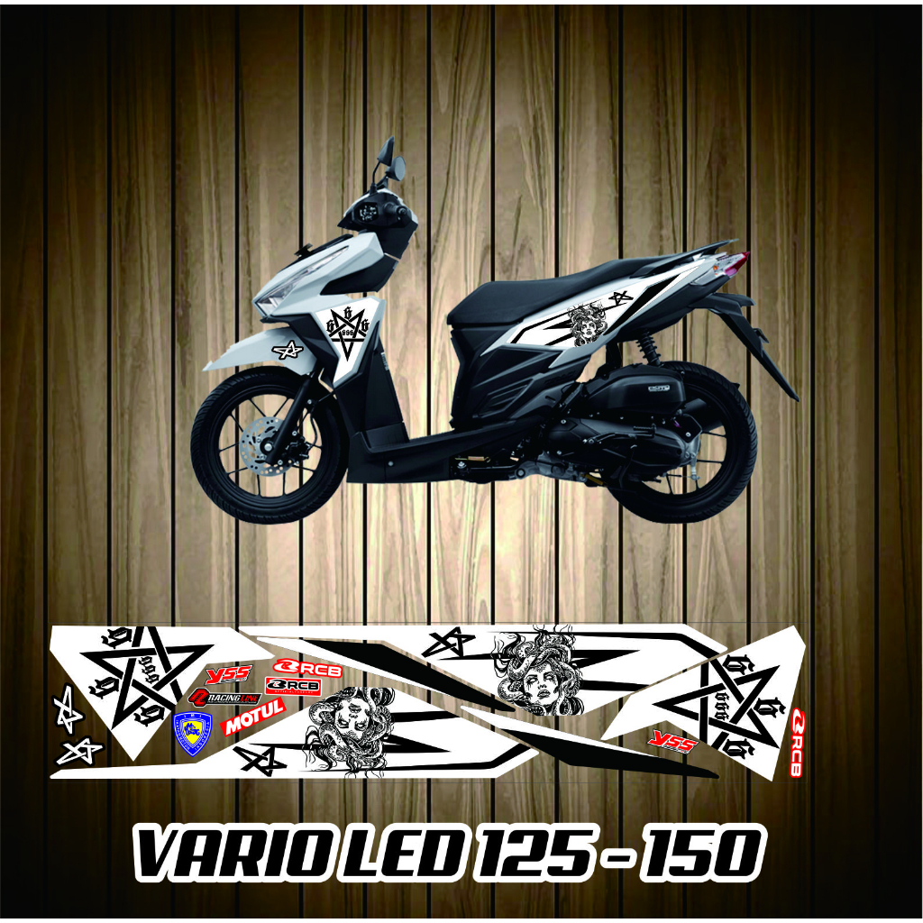 Jual STIKER LIS PUTH BODY HONDA VARIO / STRIPING STIKER VARIO LED 125 - 150 FI STRIPING VARIASI ...