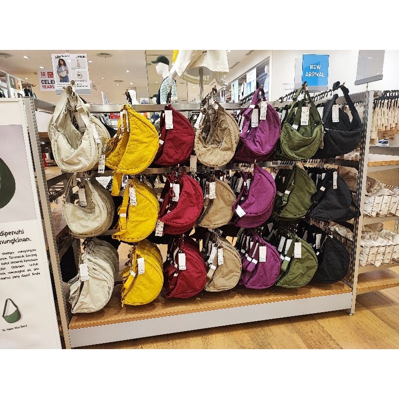 Jual UNIQLO TAS BAHU MINI ROUND WANITA TAS BAHU CEWE SHOULDER BAG ...