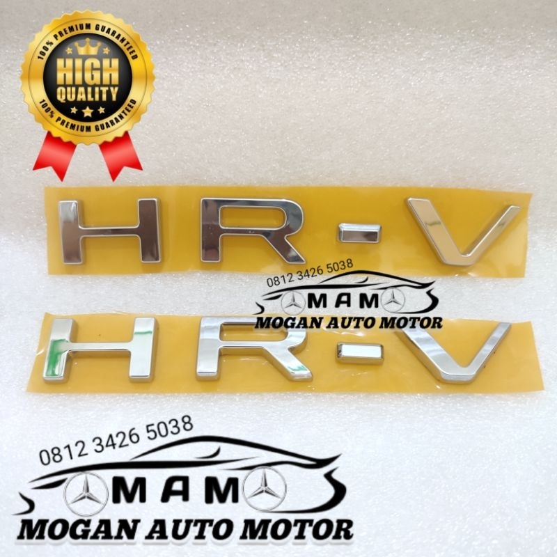 Jual Logo Emblem Tulisan Honda HRV Hrv Sticker Emblem Bagasi Original ...