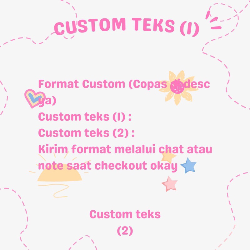 Jual Alas Kertas Mini Gift Part II *Bisa Custom Teks FREE PLASTIK ...