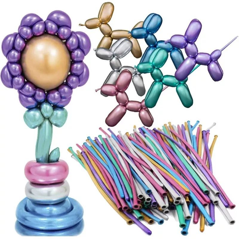 Jual Balon Twist Chrome Balon Pentil Balon Panjang Balon Bisa di Bentuk ...