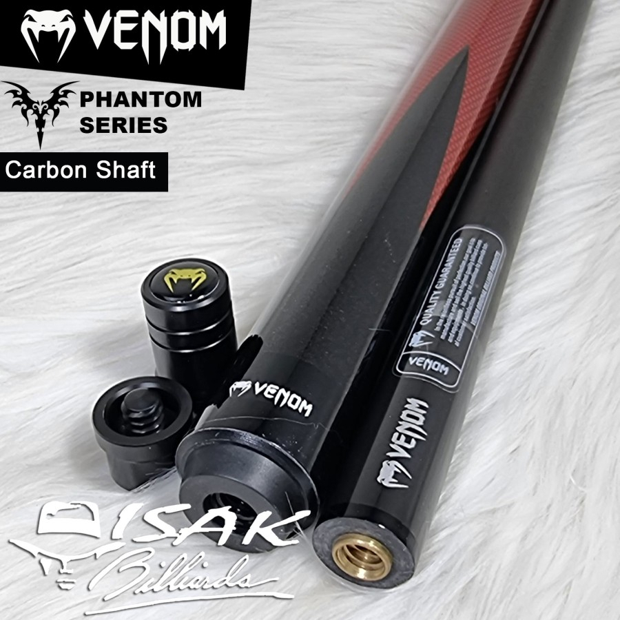 Jual Venom Phantom Red Cue PHR - Uniloc Extension Bumper Stick Billiard ...