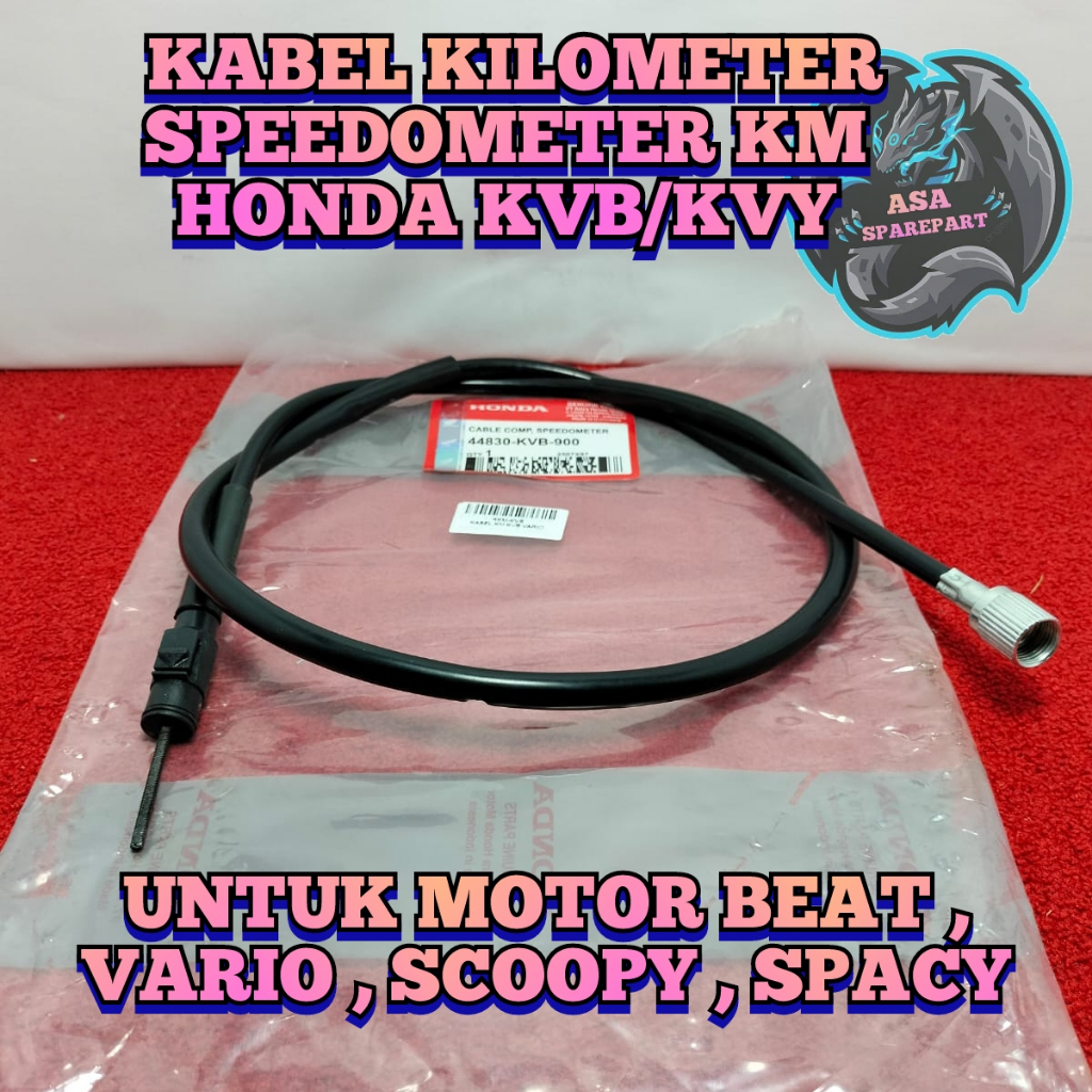 Jual KABEL KILOMETER kvb / kvy ASLI ORIGINAL MOTOR HONDA BEAT KARBU ...