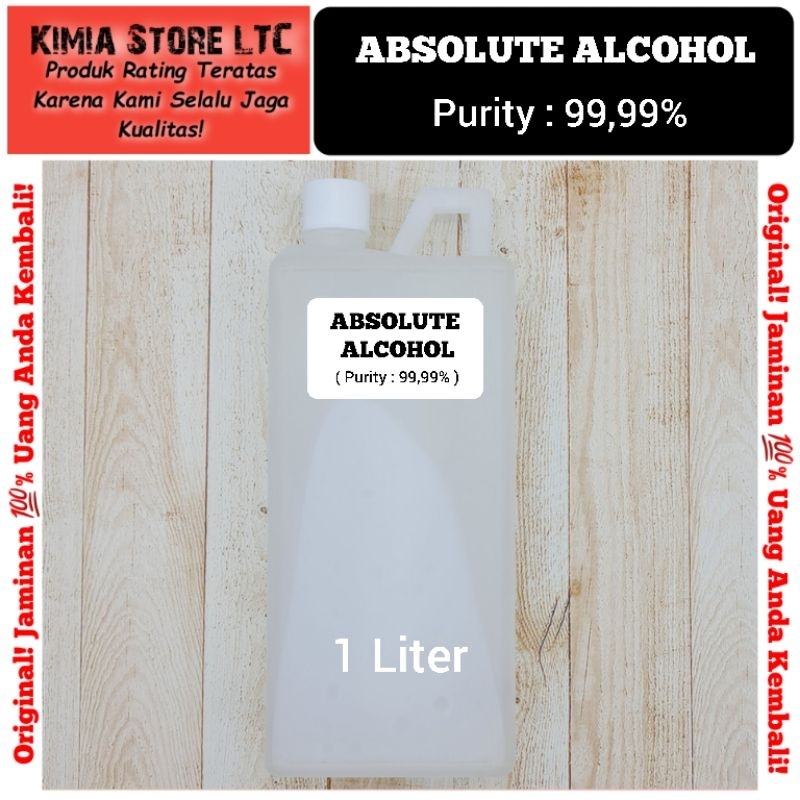 Jual ABSOLUTE ALCOHOL 99,99% 1 Liter ( Grade : INDUSTRI / INDUSTRIAL ...