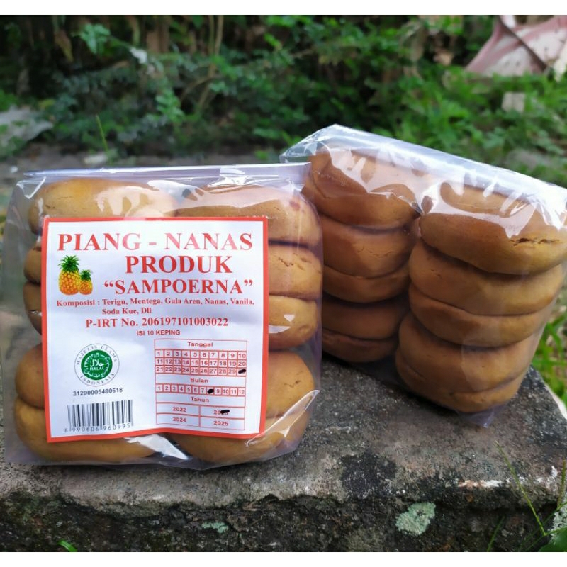 Jual Piang Nanas khas Bangka isi 10keping kue oleh oleh makanan amplang ...