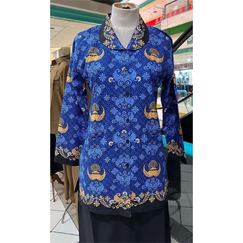 Jual seragam korpri wanita dan Pria terbaru kerah hitam(sesuai standar Pemerintah) | Shopee ...