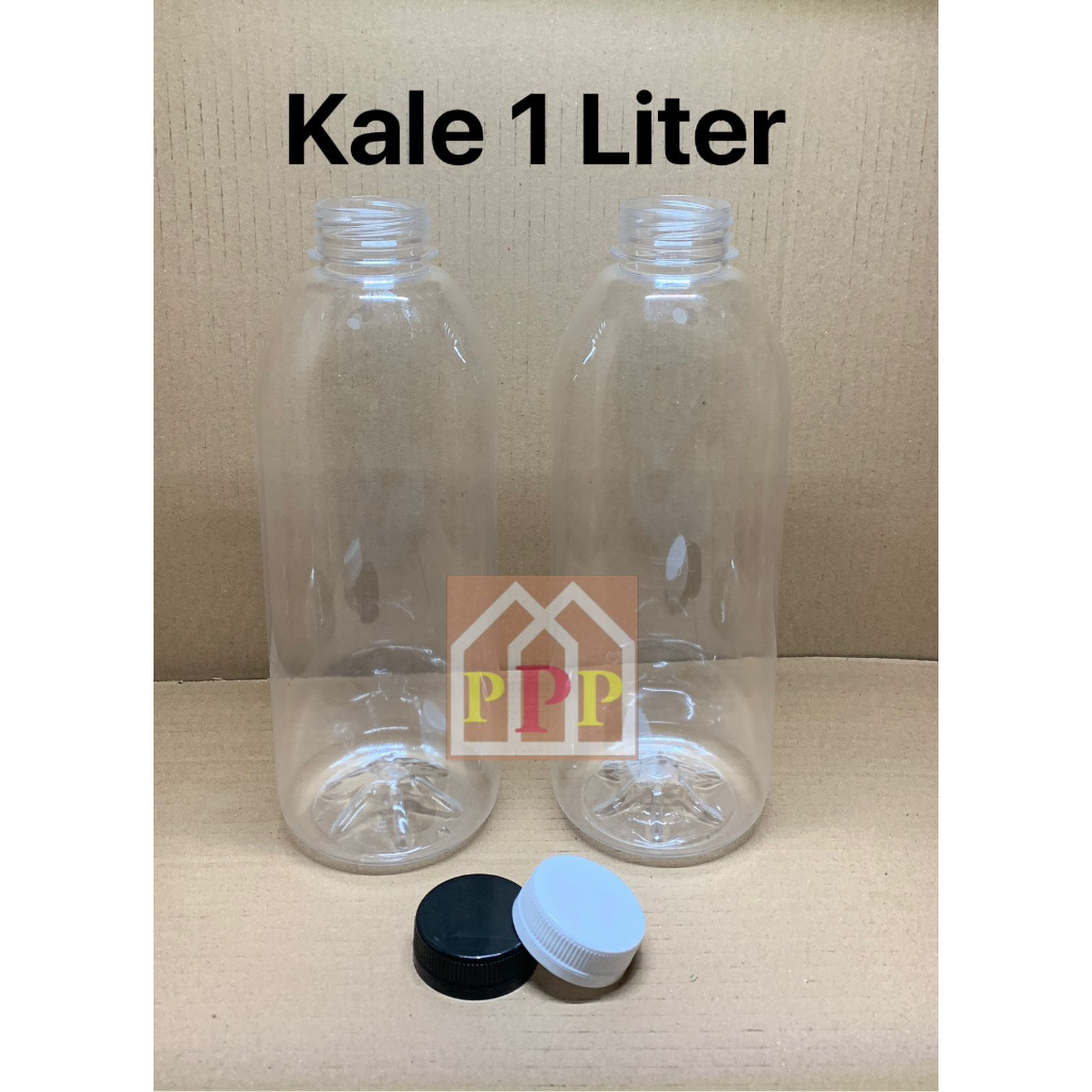 Jual Botol kale 1liter botol kale 1000ml botol kopi 1 liter 1l 44 Gram ...