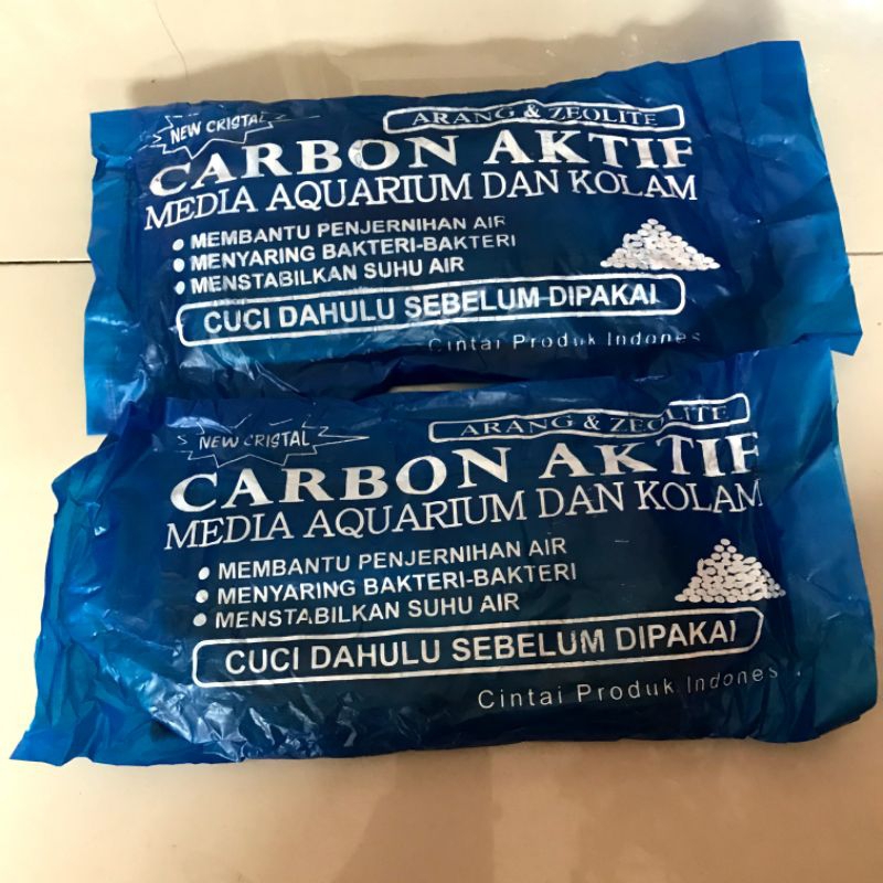 Jual Karbon carbon aktif Arang media filtrasi aquarium, kolam dan ...
