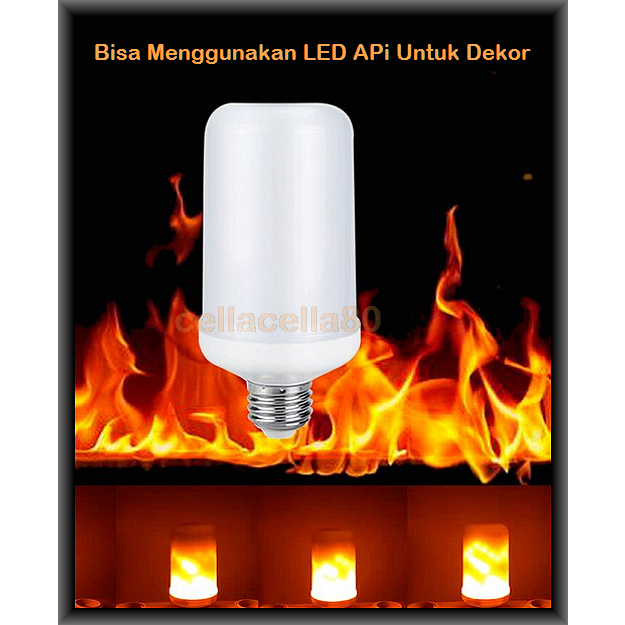 Jual Lampu Api 7 Watt Fitting Putar Standard E27 | Shopee Indonesia