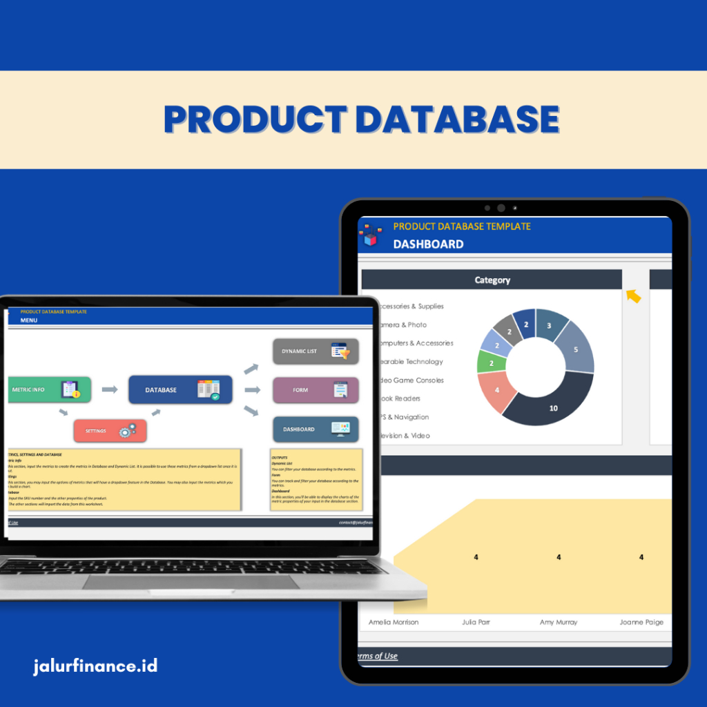 Jual TEMPLATE EXCEL DATABASE PRODUCT | Shopee Indonesia