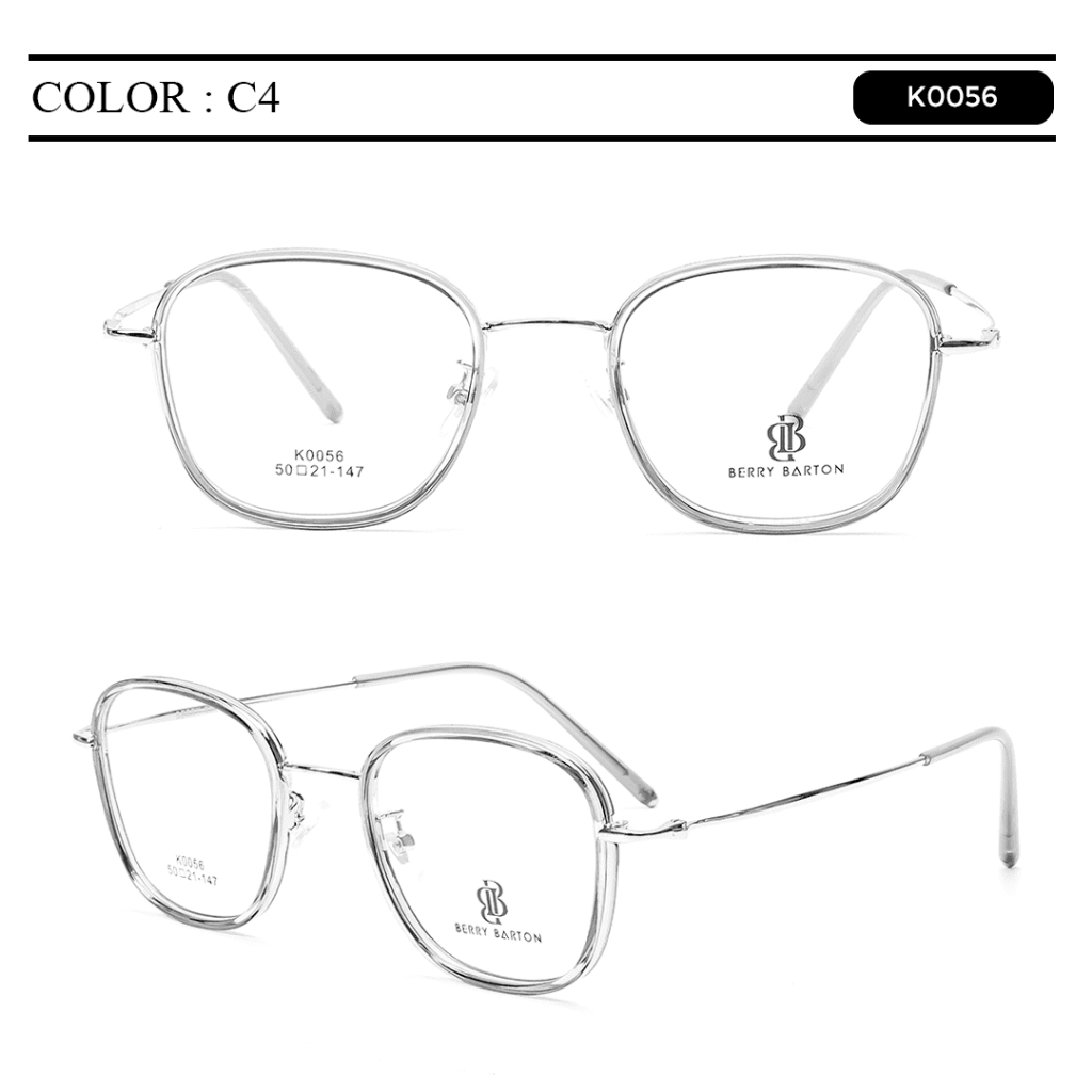 Jual Berrybarton Kacamata Trendy Segi Empat Rubber Lensa Minus Anti ...