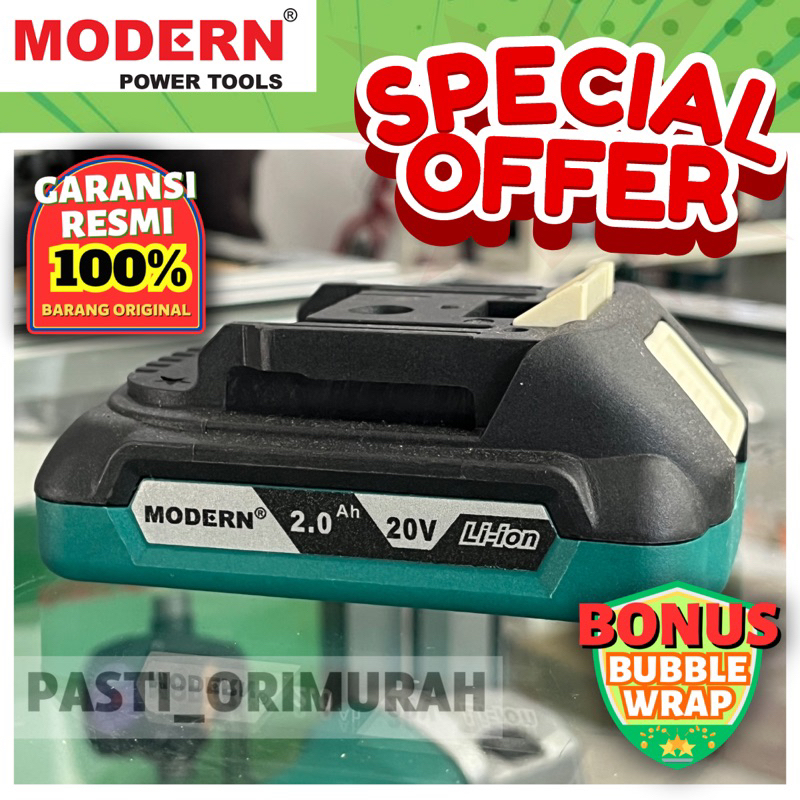 Jual baterai batre cas 20V LXT ori Modern batre Li ion ryu 2.0 Ah ...