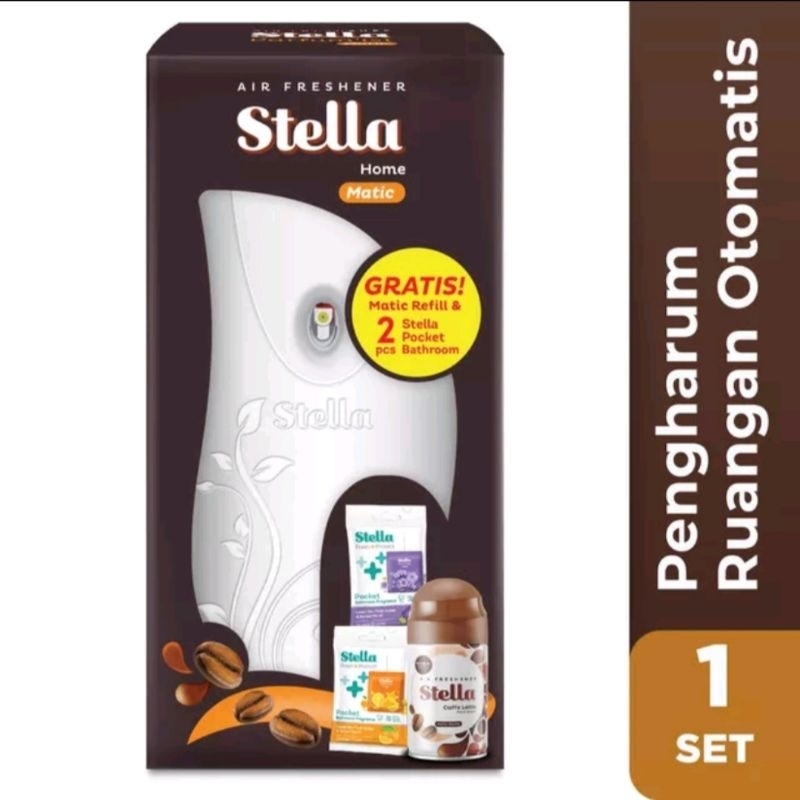 Jual Stella Matic Set Alat + Refill Pengharum Ruangan Otomatis | Shopee ...