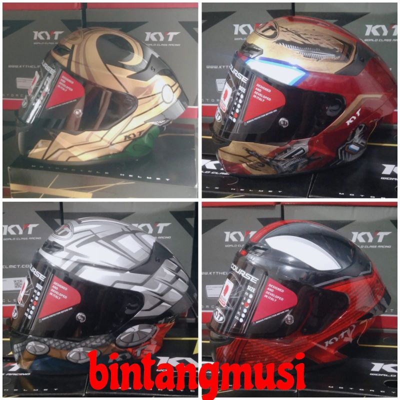 Jual KYT TTC MARVEL LOKI/MARVEL DEADPOOL & MARVEL THOR/MARVEL IROMAN ...