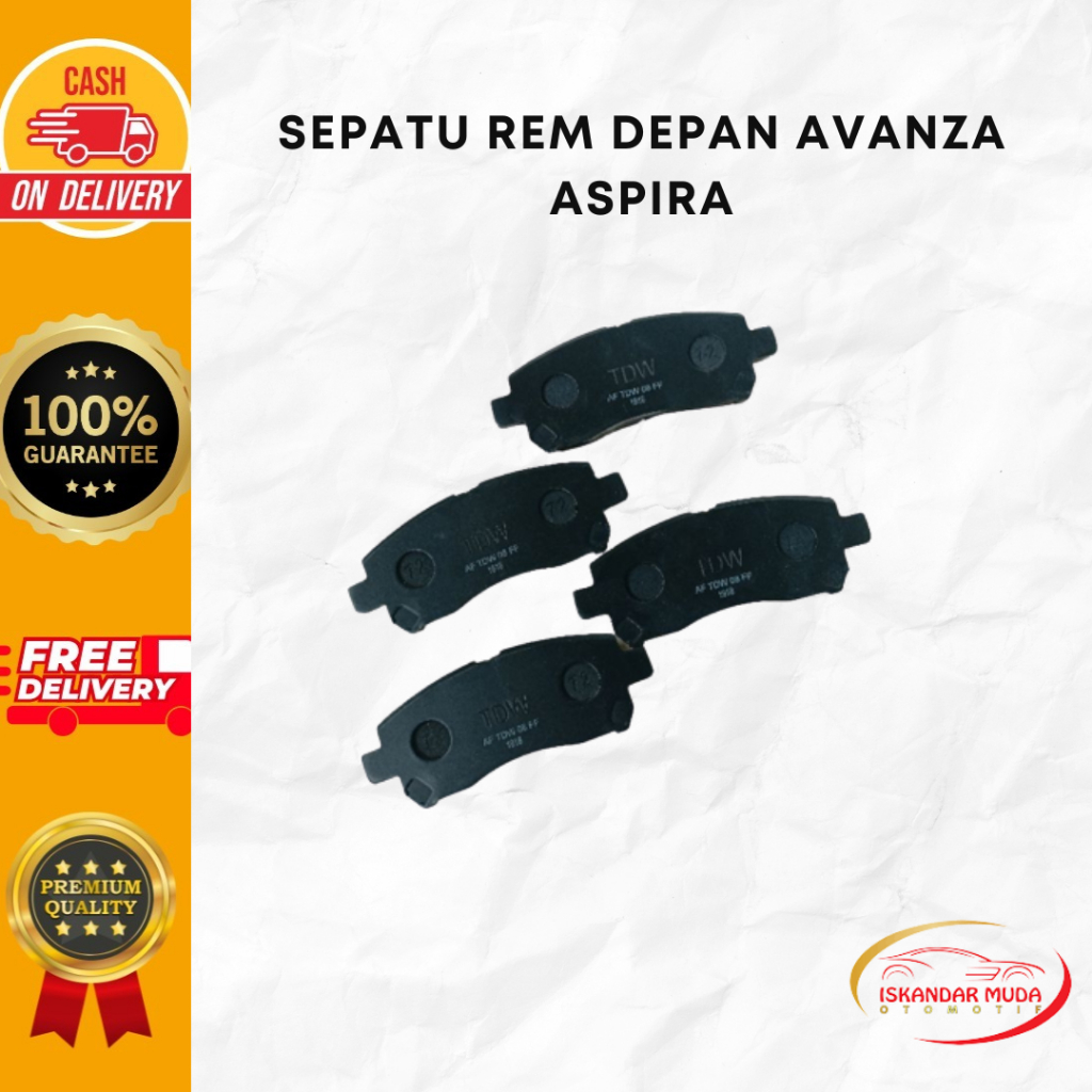Jual Sepatu rem depan Avanza TDW Aspira (Spr200) | Shopee Indonesia