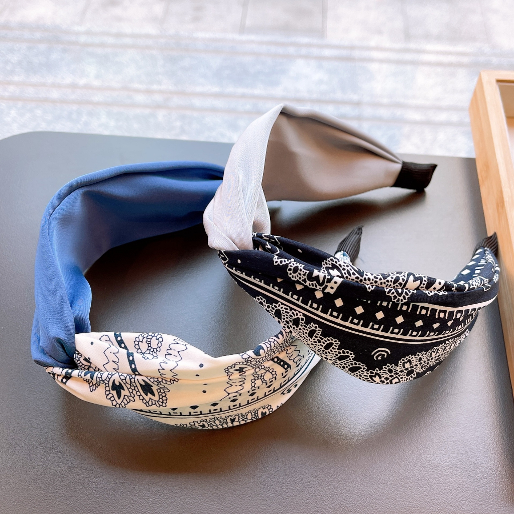 Jual Caliloops Bando Bandana Wanita Korea Dewasa Motif Batik Lebar Gowi ...