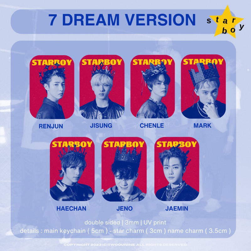 Jual STAR BOY KEYCHAIN ( 7DREAM VER. ) | Shopee Indonesia