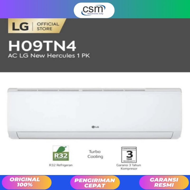 Jual AC LG 1 PK H09TN4 [1 PK] NEW HERCULES R32 [INDOOR+OUTDOOR UNIT ...