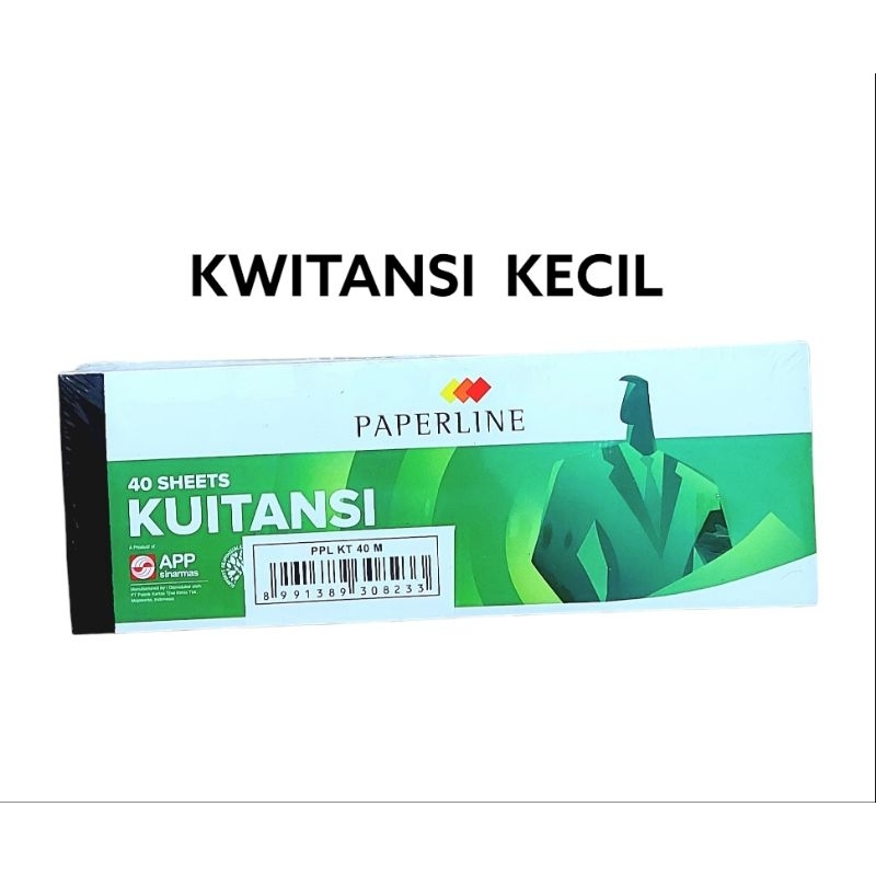 Jual Buku Kwitansi Paperline Kecil KT 40M 1 buku | Shopee Indonesia