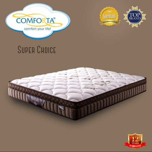 Jual Matrass Comforta Super Choice 2022 / 160 & 180 + 1 Set 180x200 | Shopee Indonesia