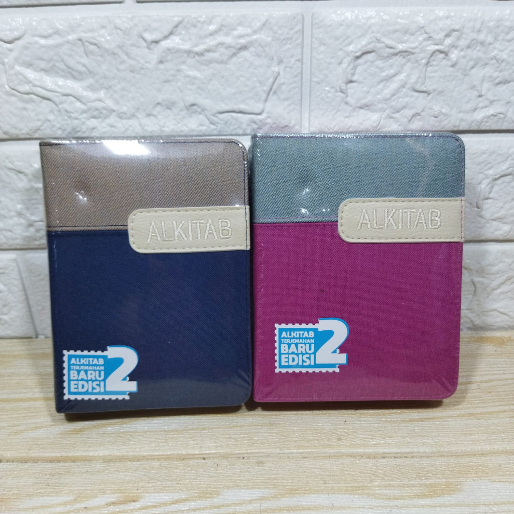 Jual Alkitab TB 2 034TI Three Color, Alkitab Kecil PL PB Tas Resleting ...