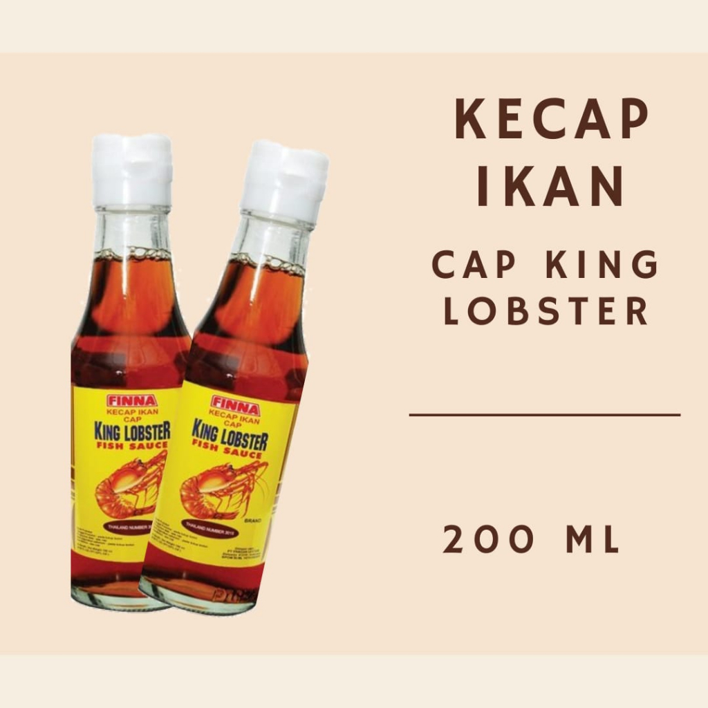 Jual FINNA Kecap Ikan King Lobster 200ml – Pichai Fish Sauce 200 ml ...