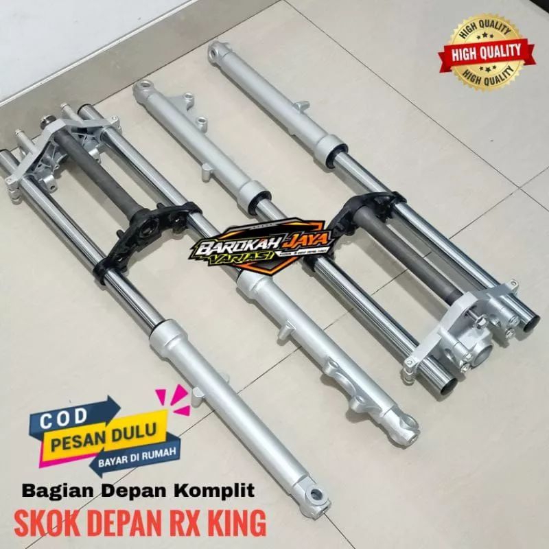 Jual Skok depan RX-KING NEW - full set / lengkap tinggal pasang - pnp RX SERIES - kondisi barang ...