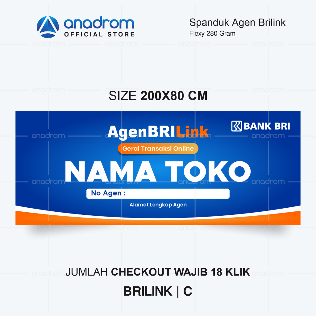 Jual Spanduk Atribut Wajib Agen Brilink | Banner Agen Brilink ...