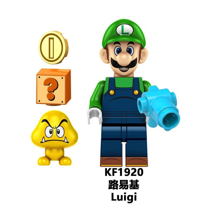 Jual Lego luigi from mario bros new accessories TIDAK ADA DUS the mario ...