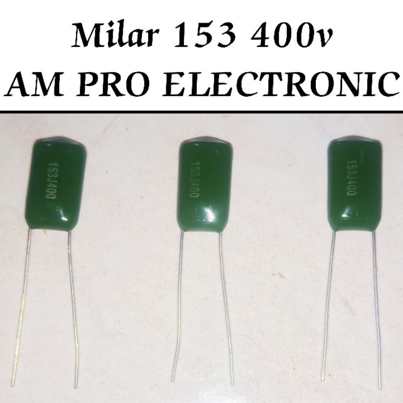 Jual Kapasitor Milar 153 400v 15nf Capacitor Mylar 15n 0.015uf | Shopee ...