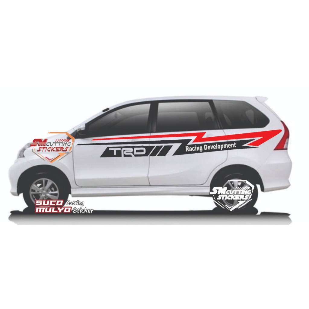 Jual STIKER MOBIL AVANZA STICKER GAMBAR BODY SAMPING PROMO TERBARU ...
