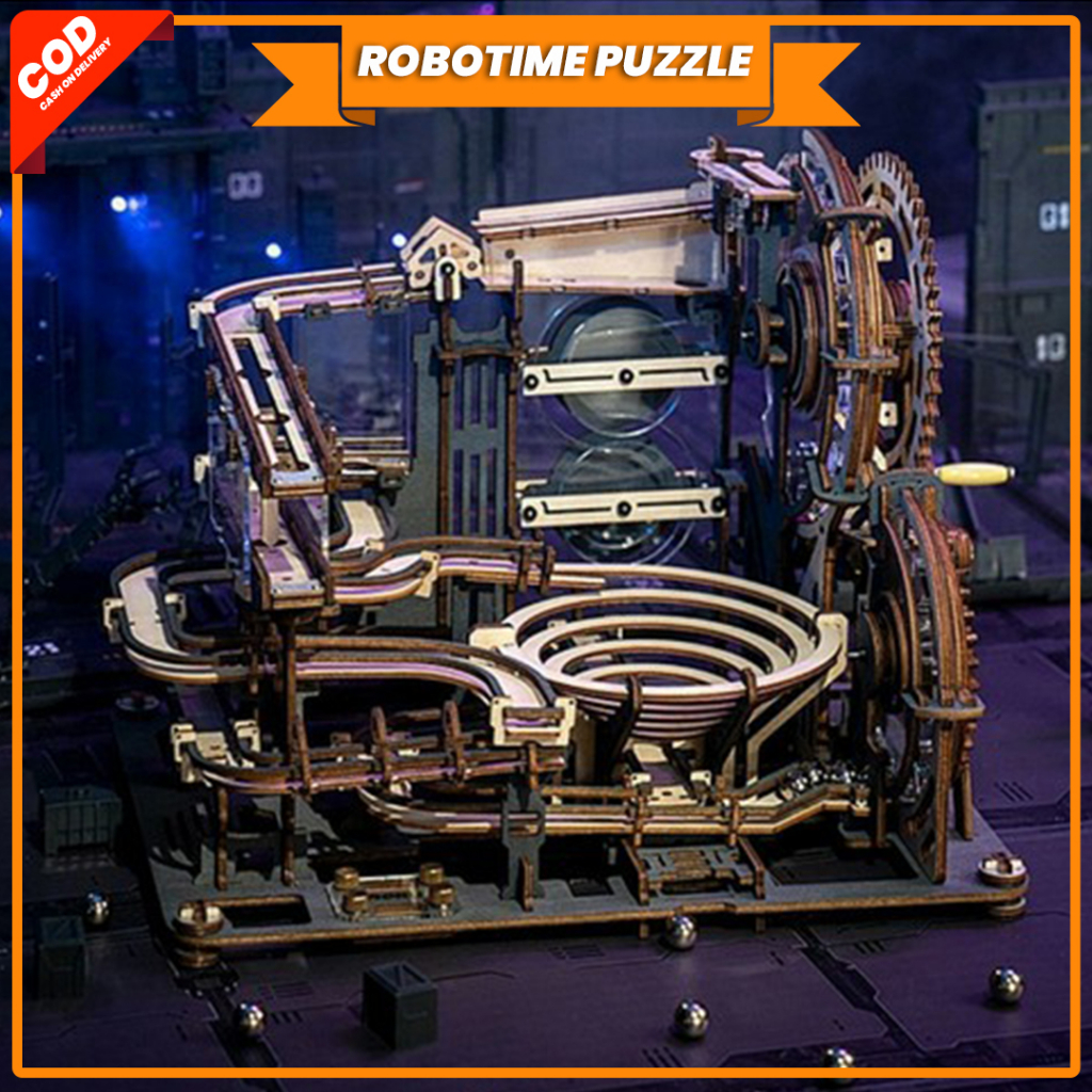 Jual DolaPuzzle ROKR Marble Night City LGA01 Marble Run | Shopee Indonesia