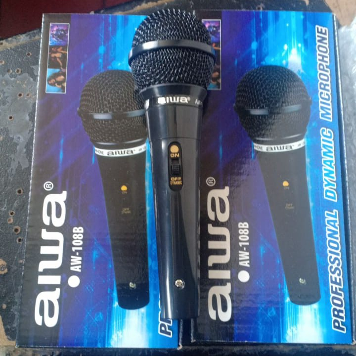 Jual Mic microphone AIWA AW 108B murah kualitas bagus | Shopee Indonesia