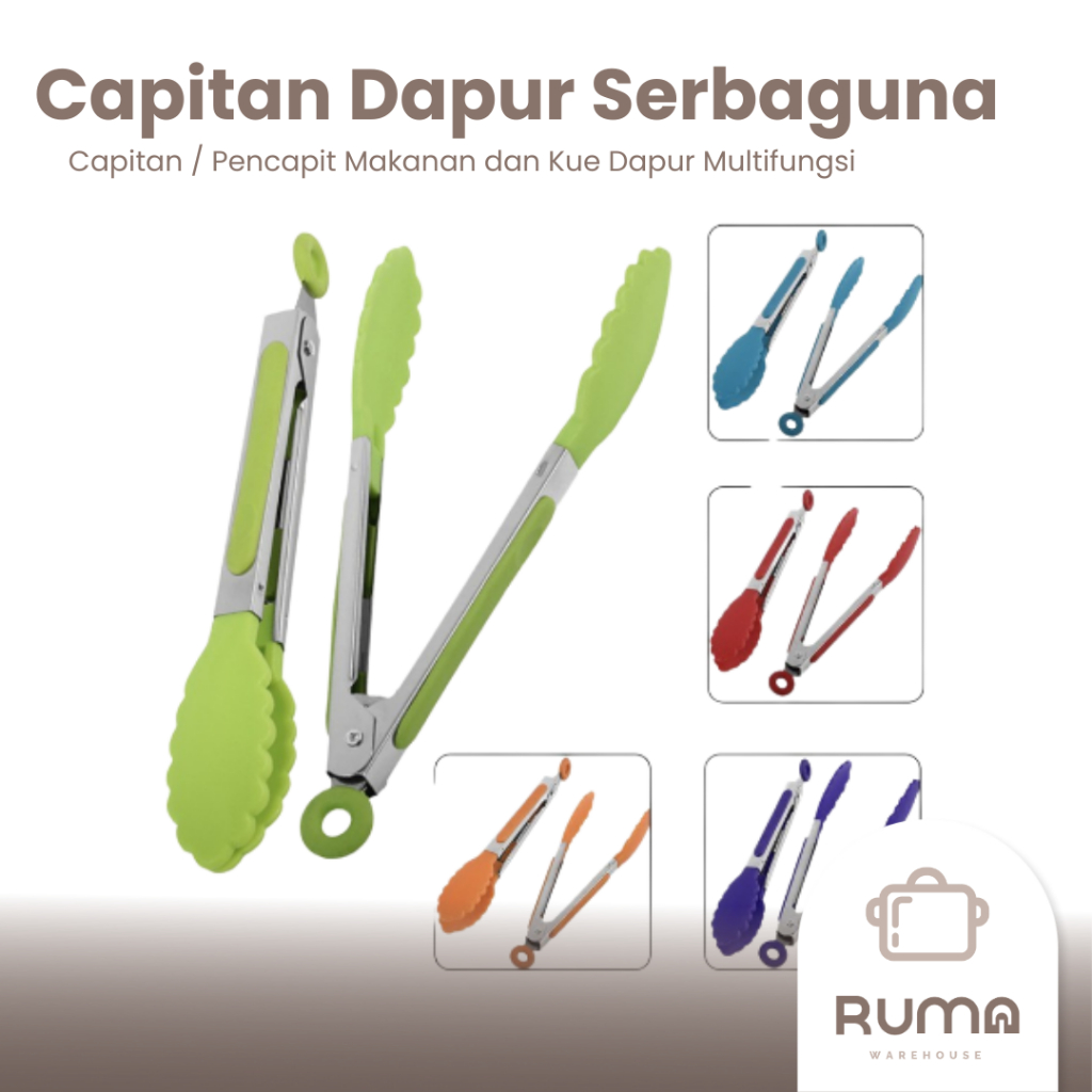 Jual CAPITAN / JEPITAN DAPUR SERBAGUNA Penjepit Kue Multifungsi ...