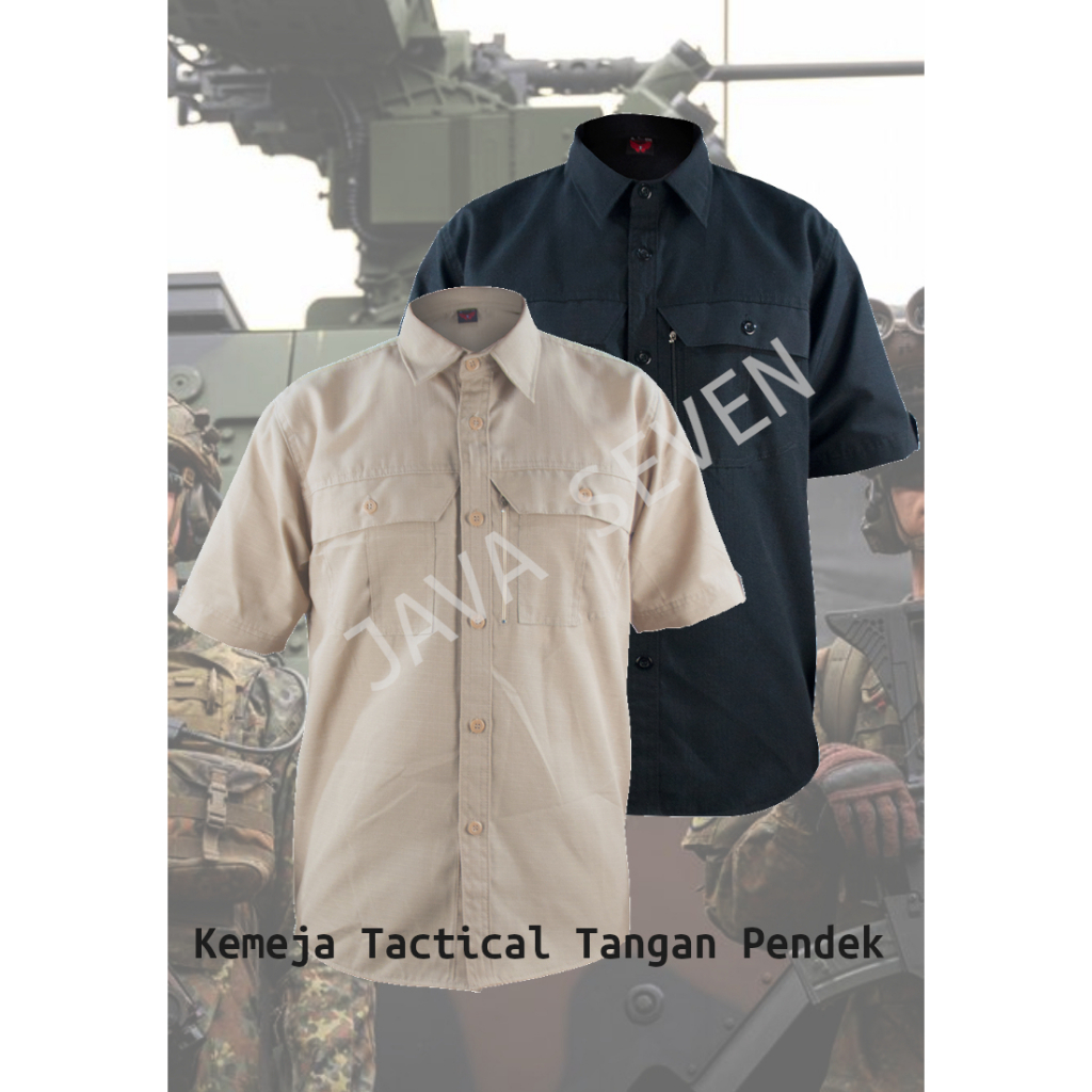 Jual JAVA SEVEN / Kemeja taktical tangan pendek / Seragam PDL outdoor ...