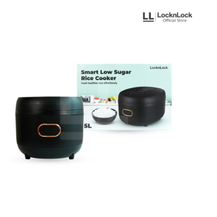 Jual LocknLock Smart Low Sugar Rice Cooker 5L - EJR354BLK | Shopee ...