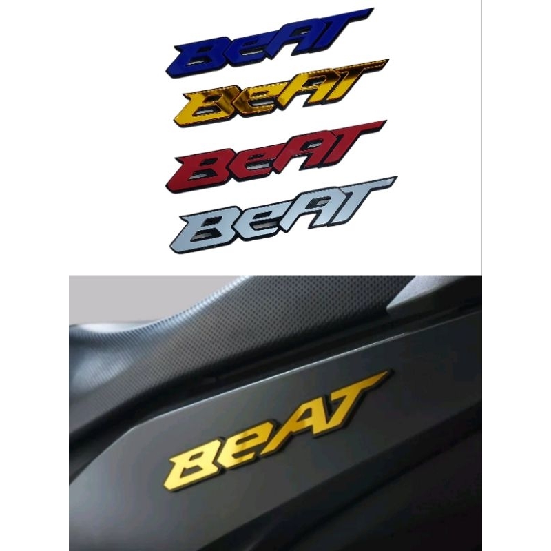 Jual Logo emblen beat bahan akilik Logo honda Beat logo motor beat ...