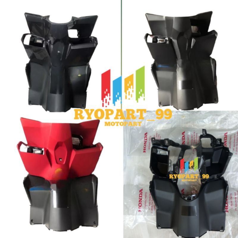 Jual COVER INNER UPPER + cover lower BLACK DOFF..NEW HONDA VARIO 160 K2S..81142 K2S N00ZD..ORI ...