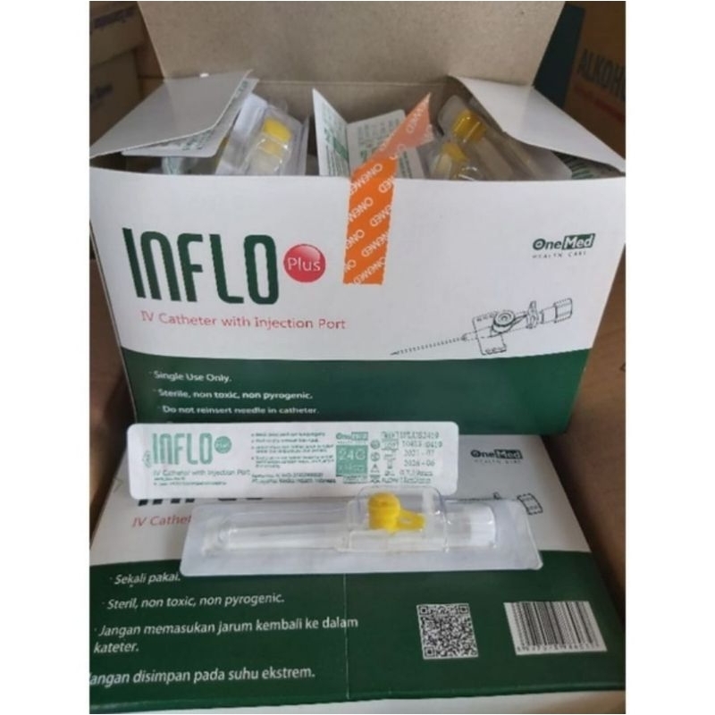 Jual infloplus onemed / inflo plus pakai sayap 18 20 22 24 box | Shopee ...